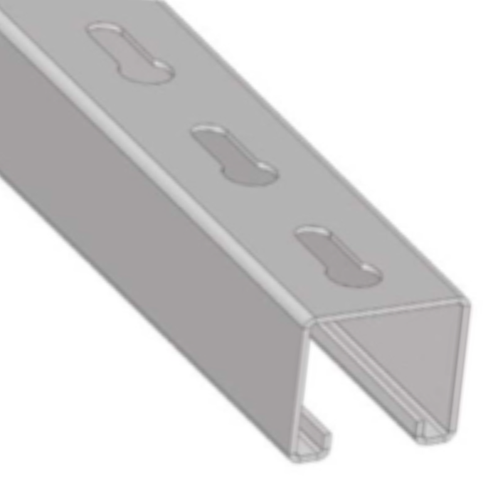 Rail Perforé Type ASTRUT – Solution de Montage Industrielle