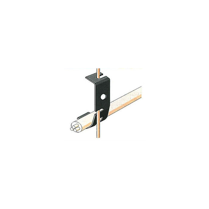 Attaches métalliques pour câble